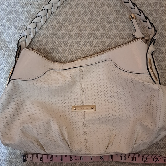Cromia | Bags | Cromia Cream Leather Italian Shoulder Bag | Poshmark